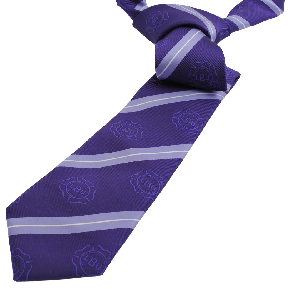Polyester Tie - Stripe – Leeds Beckett Student Union Merchandise